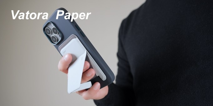 嘖嘖 | VATORA Paper 超薄磁吸卡包支架