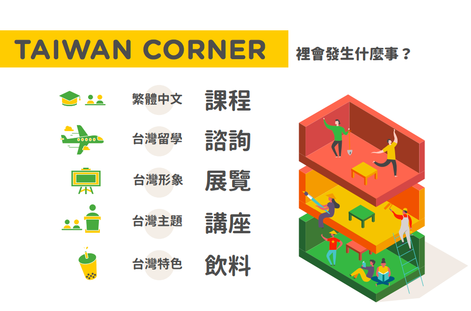 嘖嘖 | Taiwan Corner：轉角到台灣，蓋一間公民外交咖啡館